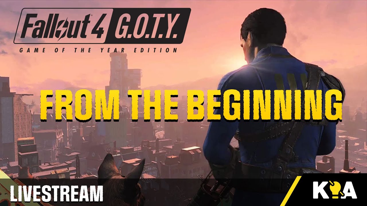 EARLY SECRETS - FALLOUT 4 - We start from the beginning - Livestream 3 ...