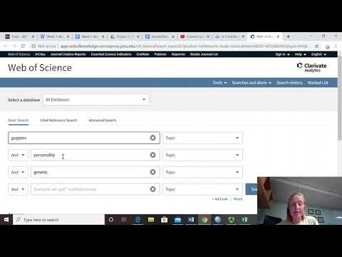 GVSU Library database search - YouTube