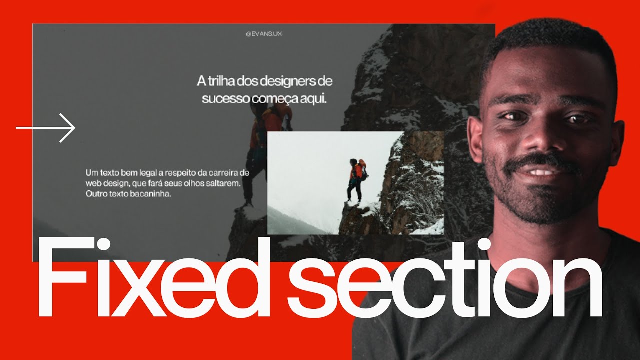 Efeito Section Fixa no Figma (Fixed section) - YouTube