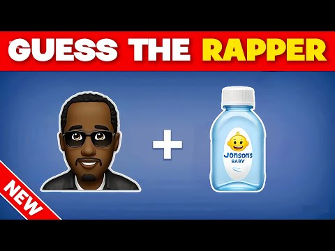 Guess The Rapper by Emoji | Music Quiz 🎵🎶