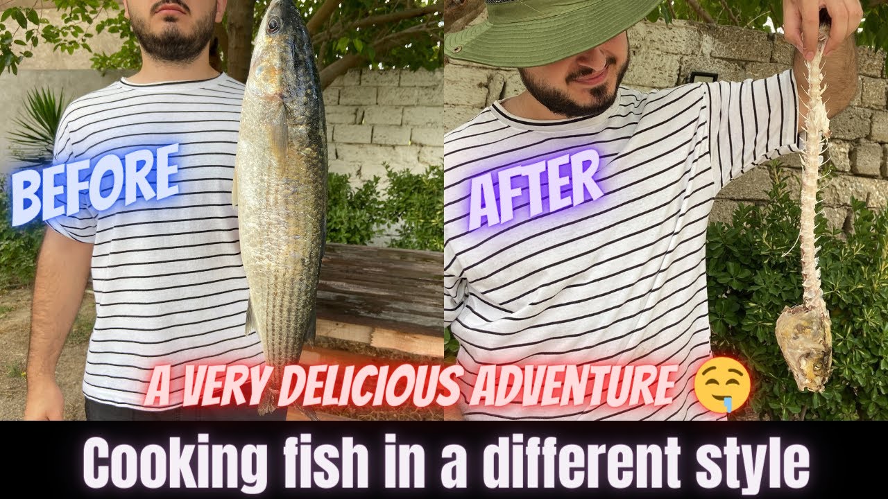 Distinctive Culinary Technique: Flame Cooking Huge Fish Buried in Mud ...