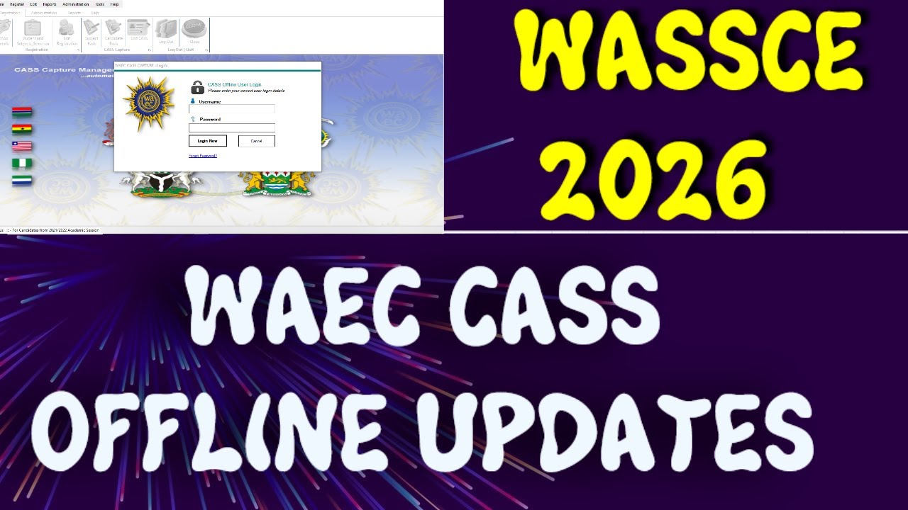 WAEC CASS OFFLINE REGISTRATION UPDATES WASSCE 2026 - YouTube