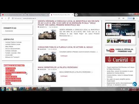 Cum se face un Web Design in Photoshop / Redesign al primariei Iasi | Partea 3