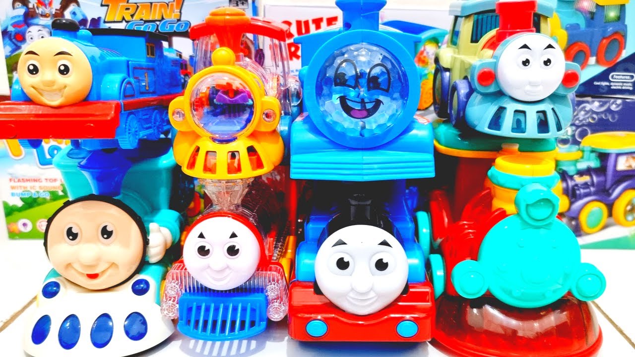 Unboxing Mainan Thomas and Friends, Cute Train, Cartoon Train, dan ...