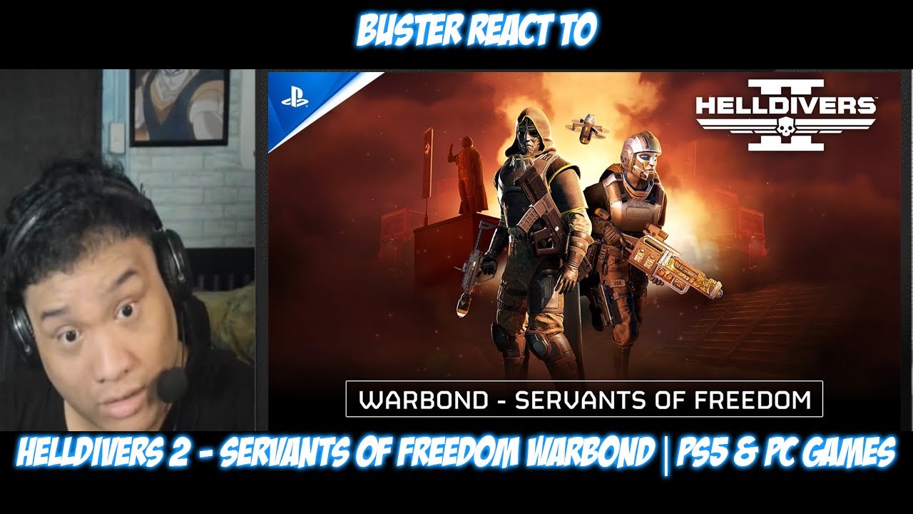 Reaction to Helldivers 2 - Servants of Freedom Warbond | PS5 & PC Games ...
