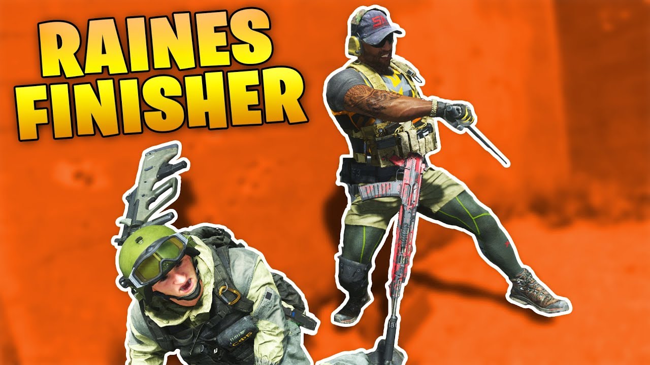 RAINES NEW FINISHER MOVE SHOWCASE/ RAINES SEASON 2 EXECUTION ( COD MW ...