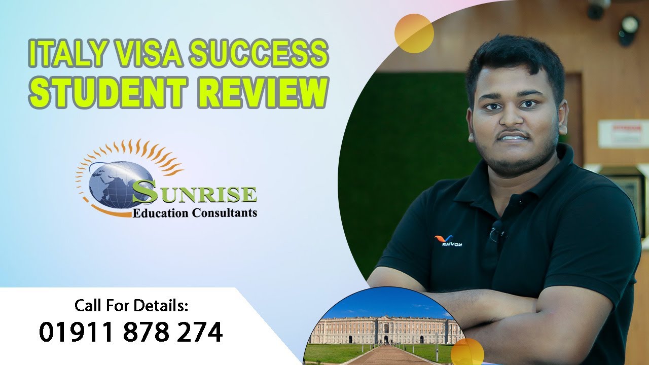 Italy Visa Success Student Review 2022 | Visa Success Story | Study in ...
