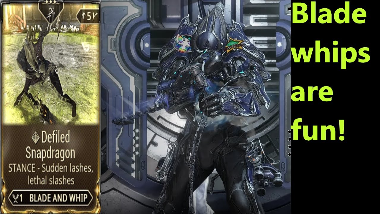 Blade and Whips are fun in Warframe. - YouTube