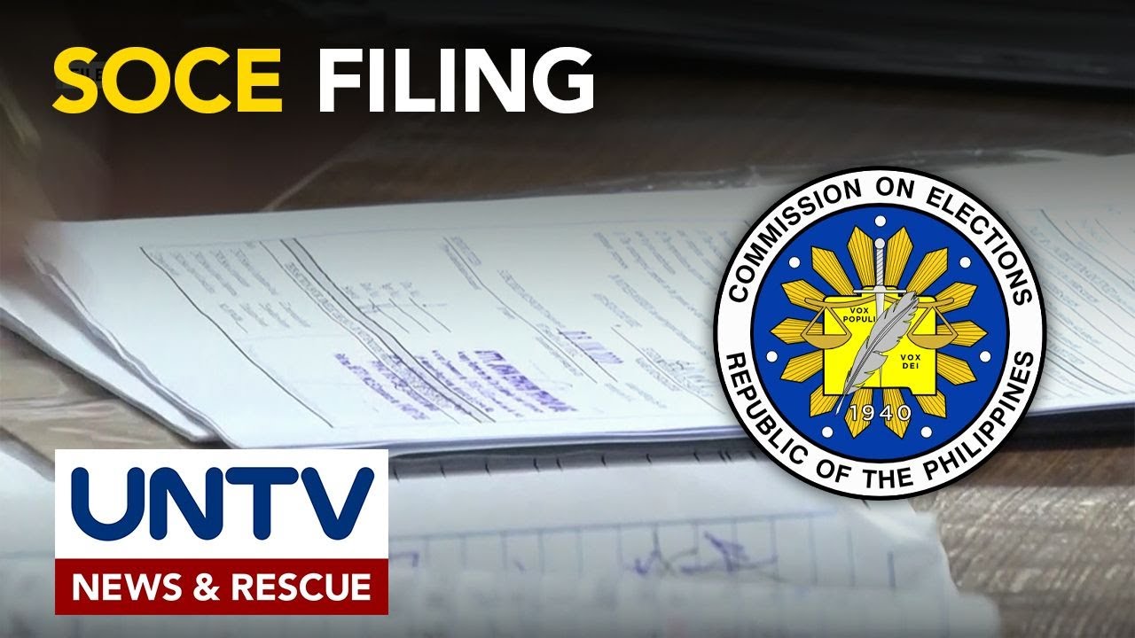 Comelec, nagpaalala sa mga kumandidato na magsumite ng SOCE - YouTube