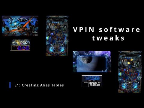 VPIN software tweaks: E1 Creating Alias tables - YouTube
