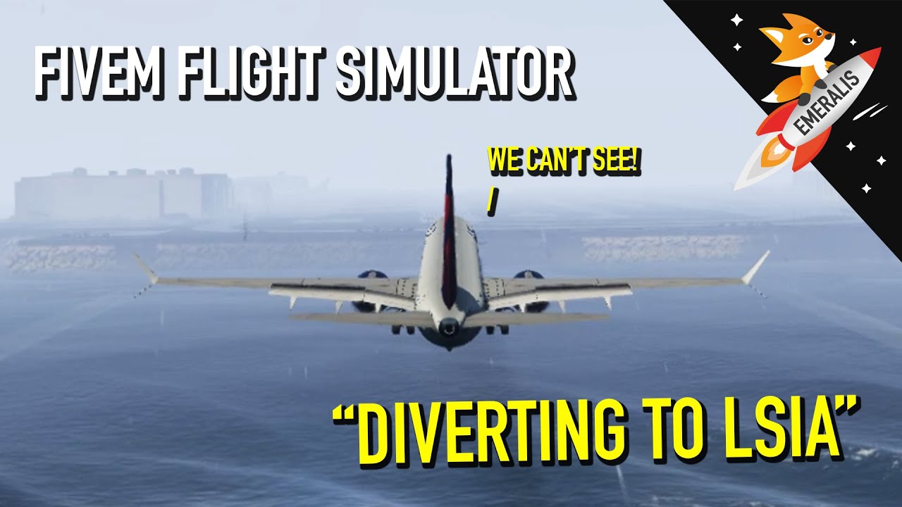 FiveM Flight Simulator Timelapse Boeing 737-MAX 10 (PIA-SSIA) DIVERTING ...