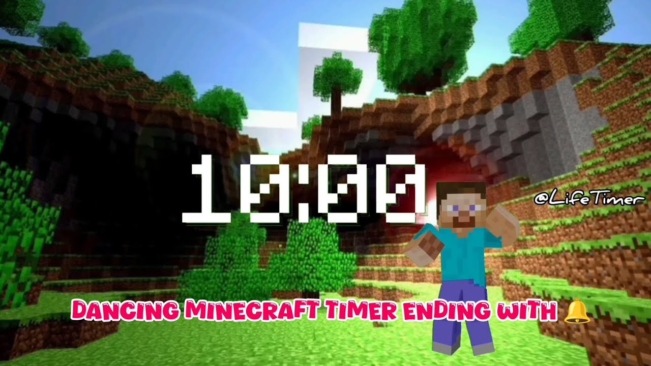 10 Minute Minecraft Dance Countdown | Fun Timer with Alarm - YouTube