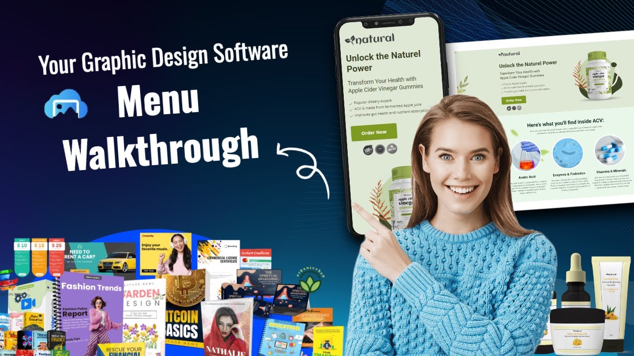 Your Graphic Design Software Menu Walkthrough - YouTube