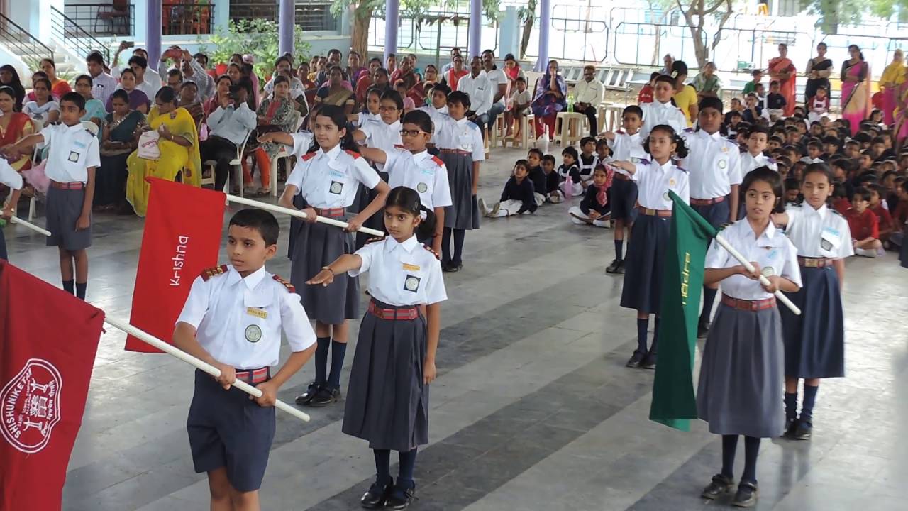 Sainik School Bijapur, Shishuniketan, Investiture, July, 2016, Oath ...
