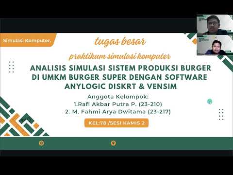 ANALISIS SIMULASI SISTEM PRODUKSI BURGER DENGAN SOFTWARE ANYLOGIC DISKRT & VENSIM - YouTube