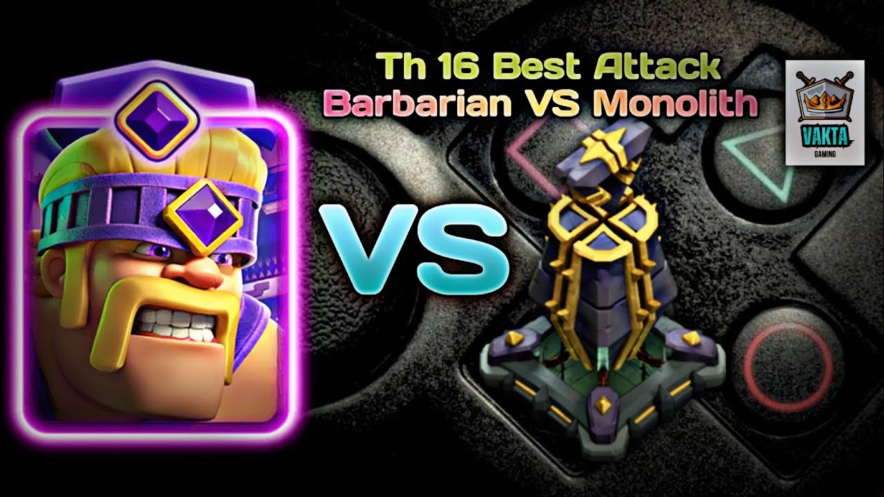 Barbarian Level 9 Attack / Th 16 / Best Attack / Clash Of Clan # ...