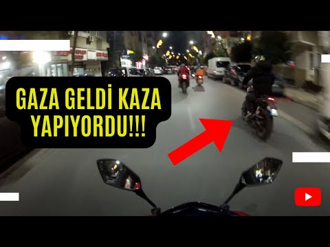 Gaza geldi kaza yapıyordu ‼ 🏍 GSXR 1000'e yetişemedim  🏍 RKS RNX 125   Motovlog ®®