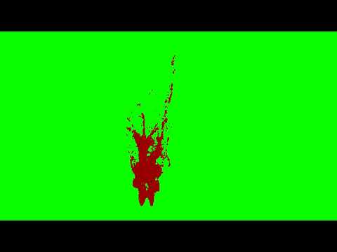 Blood Splatter । Green screen effect । Chroma key - YouTube
