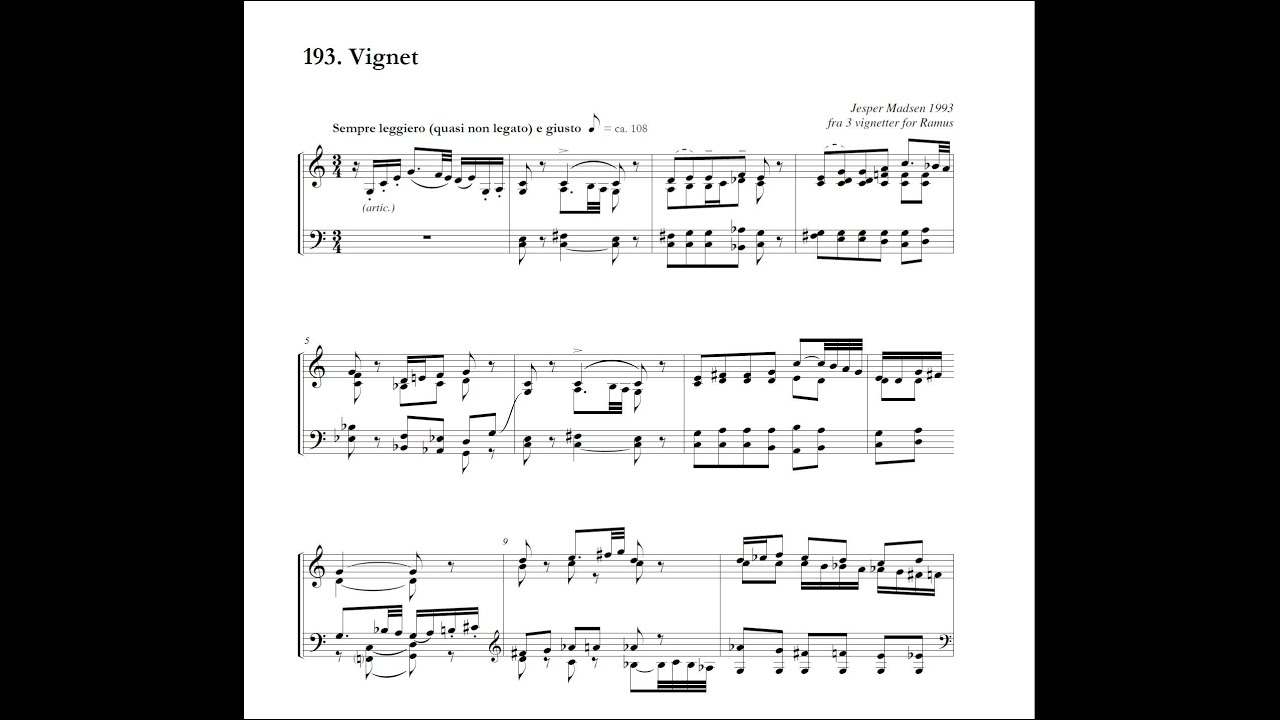 Jesper Madsen: Ramus Vignet nr. 1 - Fra 3 vignetter for Ramus - YouTube