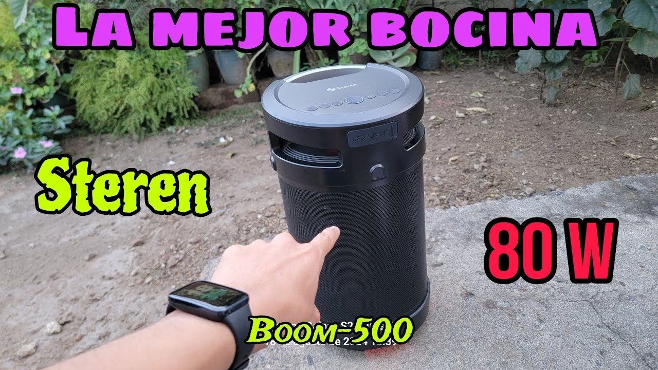Potencia de sobra a bajo precio | Steren Boom-500 - YouTube