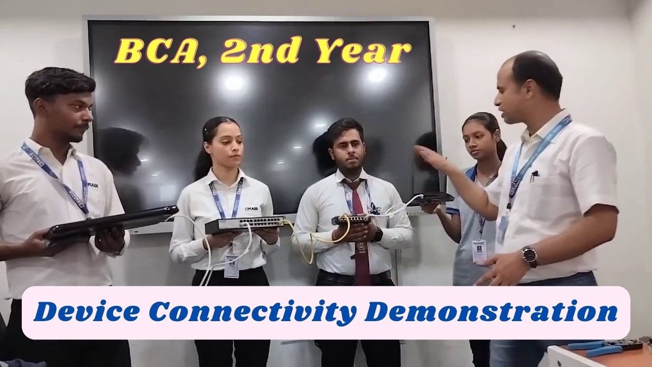 Device Connectivity Demonstration to BCA, 2nd Year Students | CIMAGE ...