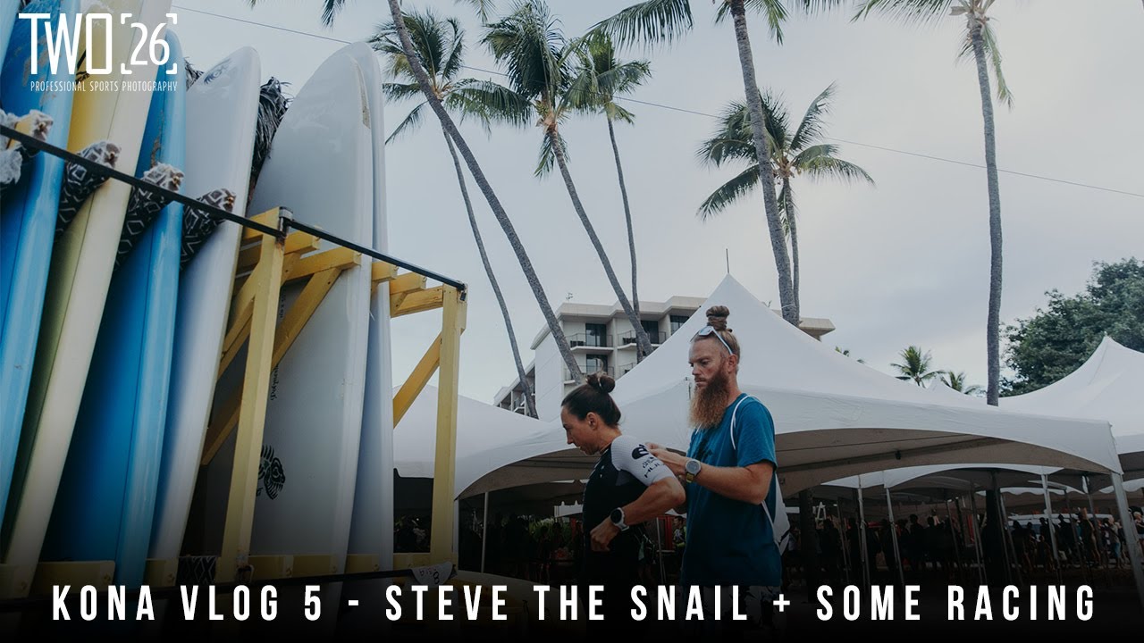 Kona Vlog 5 | Steve the Snail and the Ho'ala Practice Swim | Some filming with the professionals ...