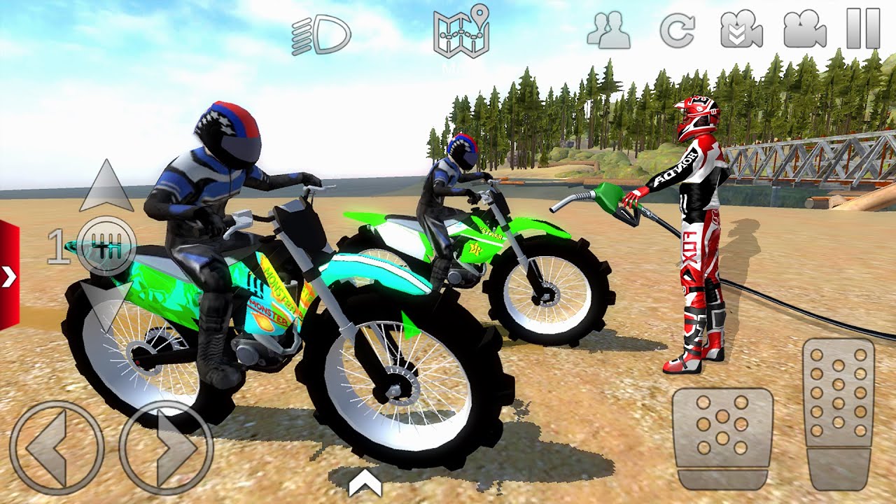 Motocross Dirt Bikes simulator 3d Off_Road #1 - Extreme Offroad driving ...