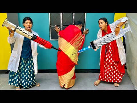 Injection Comedy Video 2026😂Must Watch Family Doctor Funny Video_Try To Not Laugh Ep-358 By@cdmama2