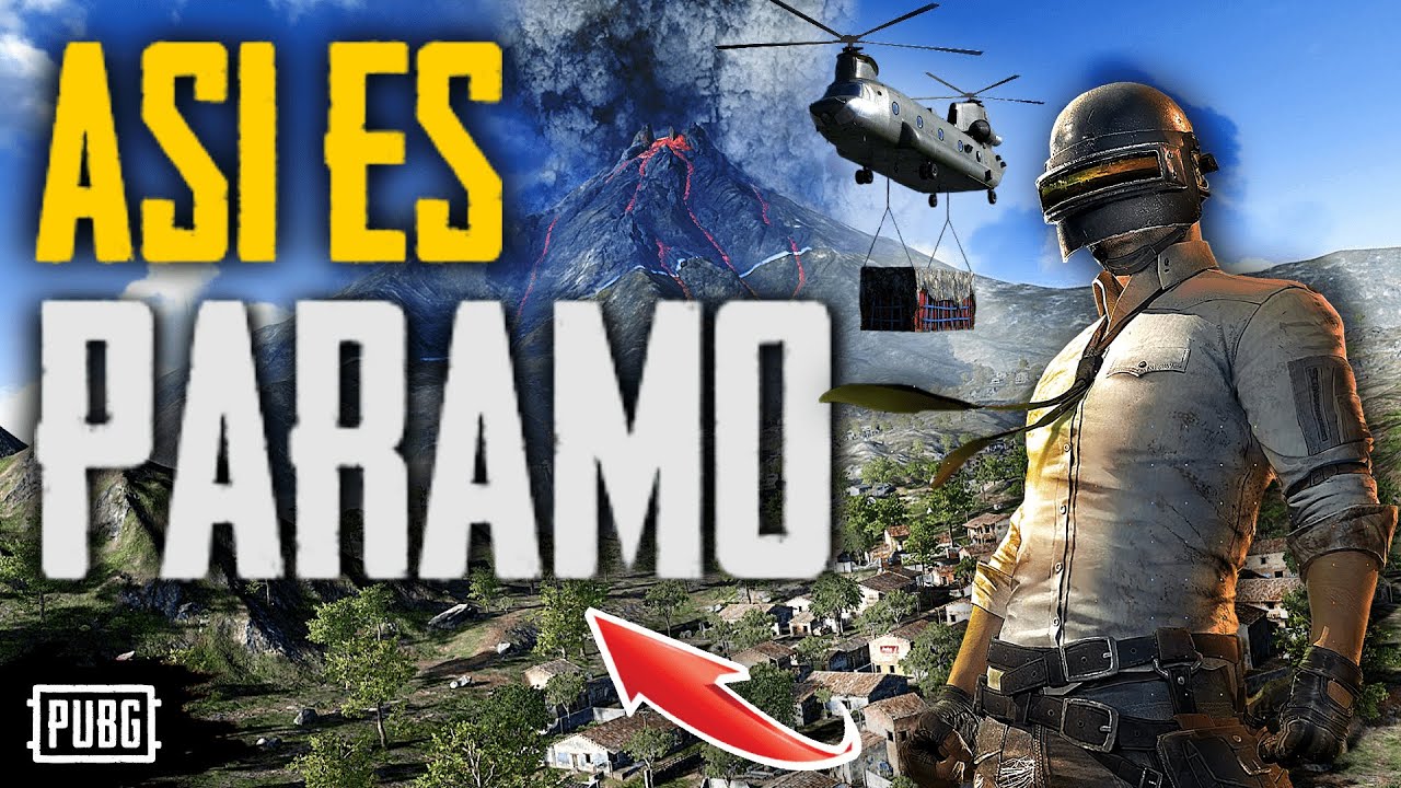 🔎Explorando el MAPA PARAMO de PUBG PC - 🚁 Helicópteros, 🌋 Volcanes y ...