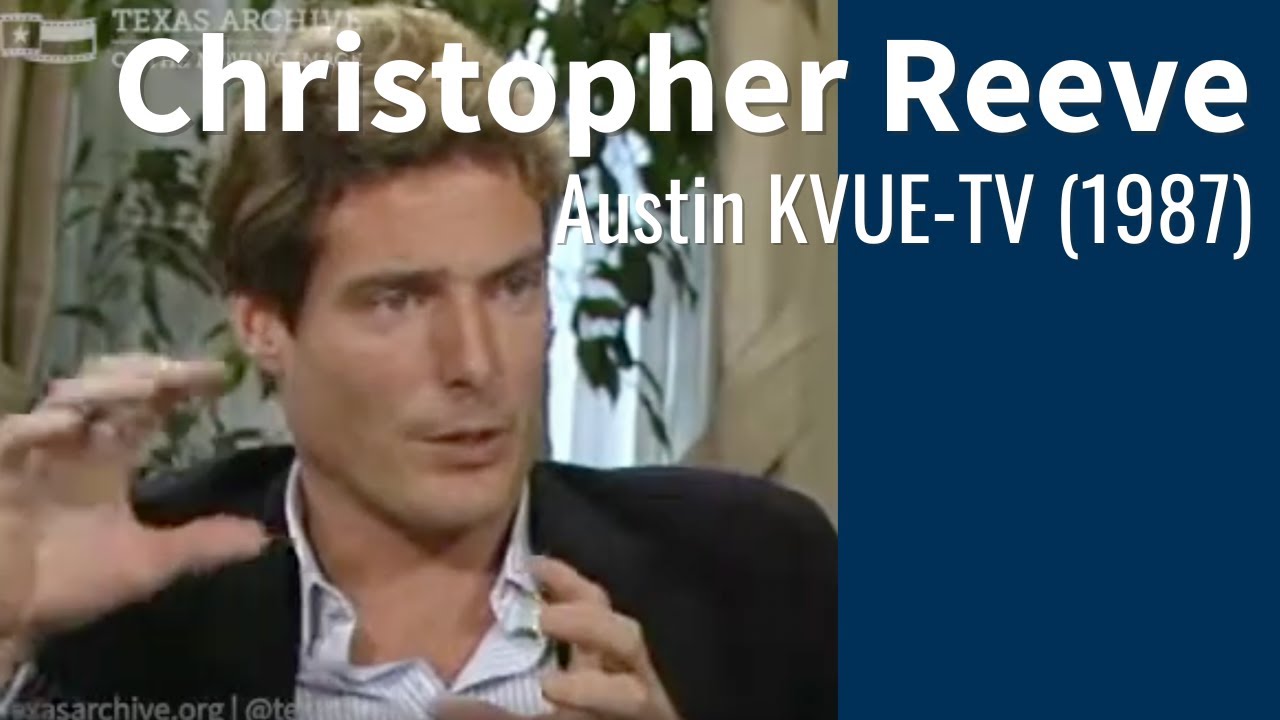 Interview with Christopher Reeve (1987) - YouTube