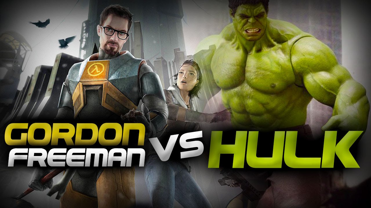 Gordon Freeman Vs The Hulk - Epic Battle - Left 4 dead 2 Gameplay (Left ...