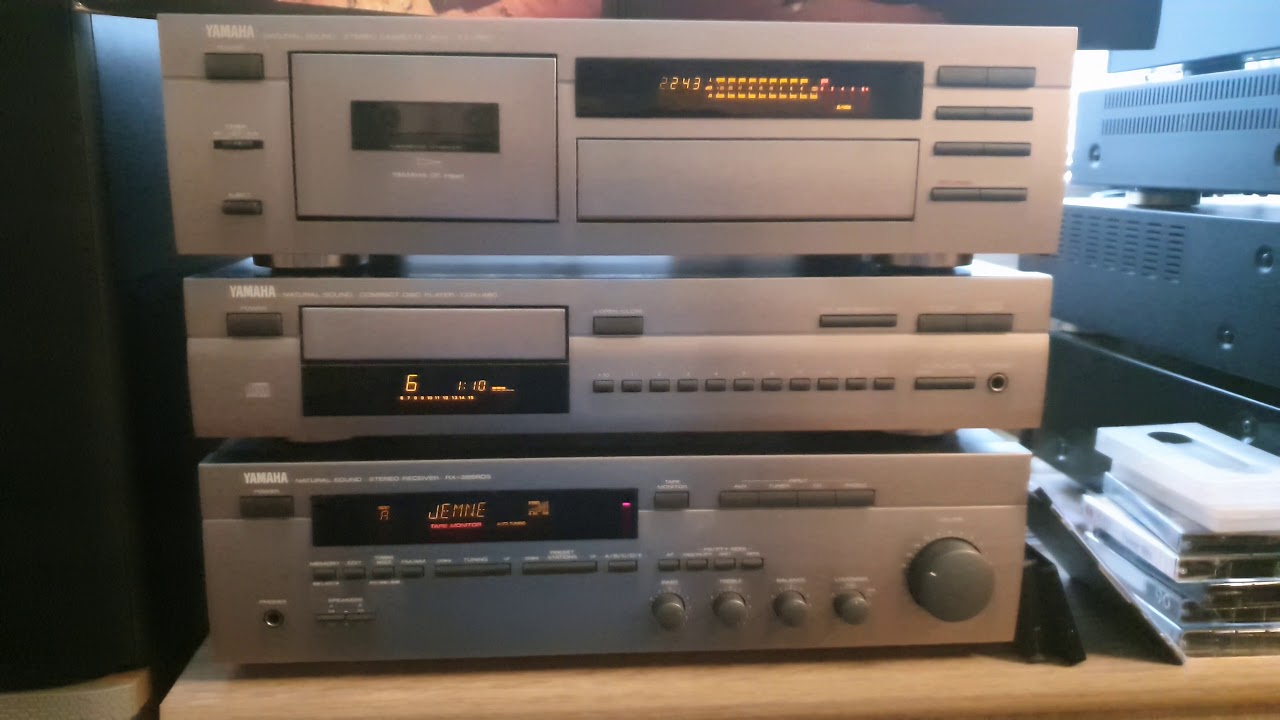 Yamaha RX-385 RDS, KX-480, CDX-480 / 1993-1995 / - YouTube