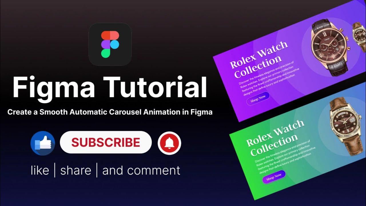 Designing Seamless Automatic Carousel Animations in Figma - YouTube
