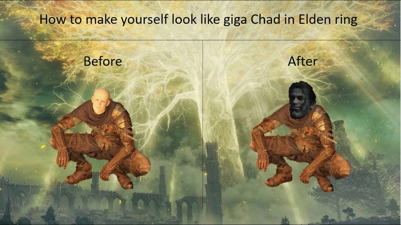 GigaChad character customization (Elden ring) - YouTube