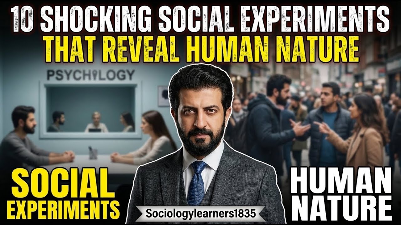10 Shocking Social Experiments That Reveal Human Nature | Sociology ...
