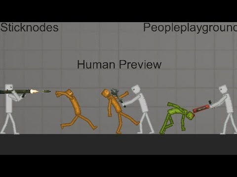 [Sticknodes Pro]-People Playground-Human Preview - YouTube