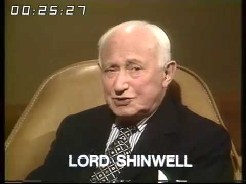 Living in Victorian times | Lord Shinwell | Afternoon plus | 1980 - YouTube