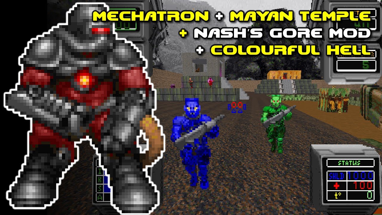 Mechatron + Colourful Hell + Mayan Temple + Nash's Gore Mod [Mods para ...