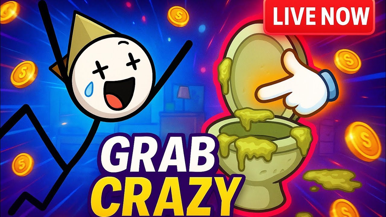Grab Crazy Live Gameplay – Fun Stickman Challenge | Hilarious Moments ...