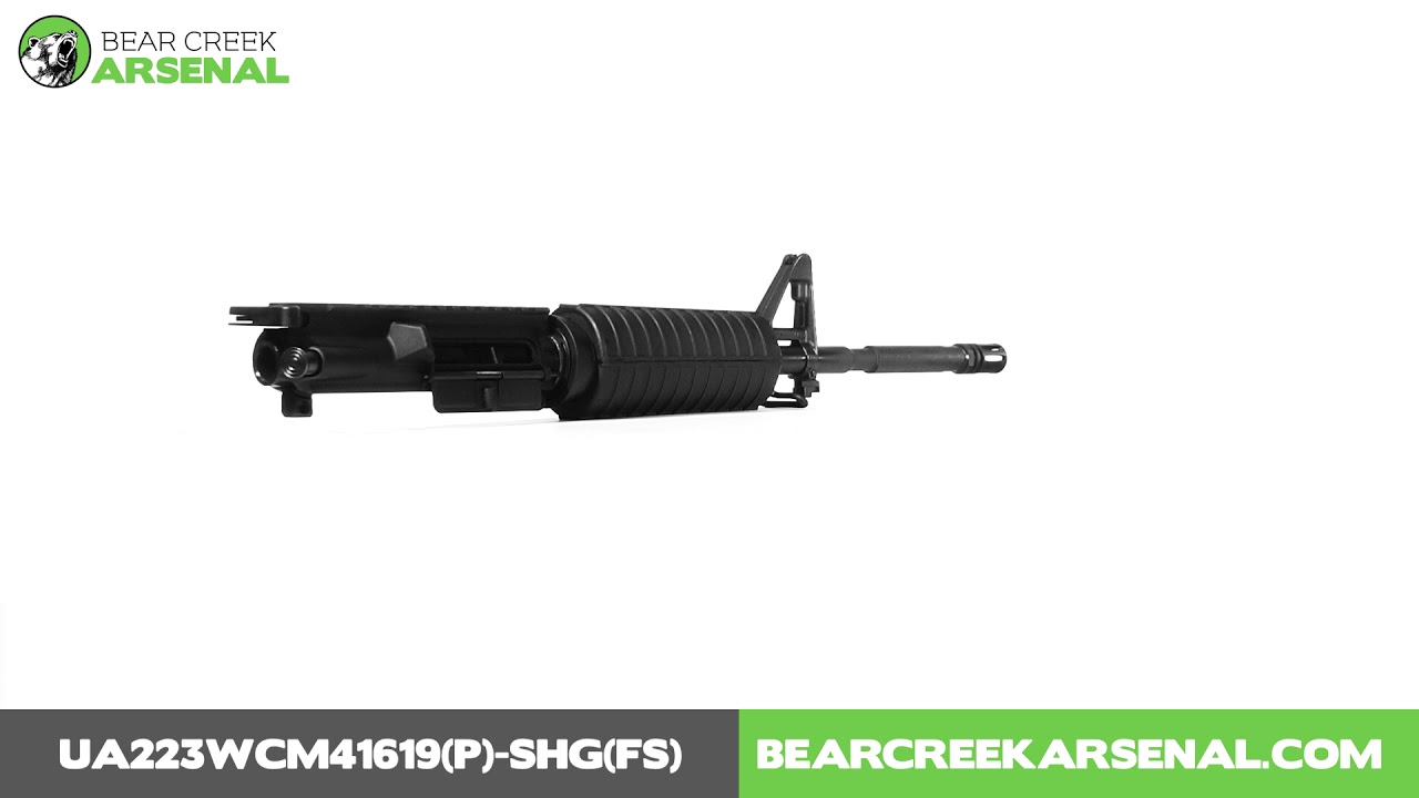BCA Brown Bear AR-15 Complete Upper Assembly, 16" Parkerized Barrel ...