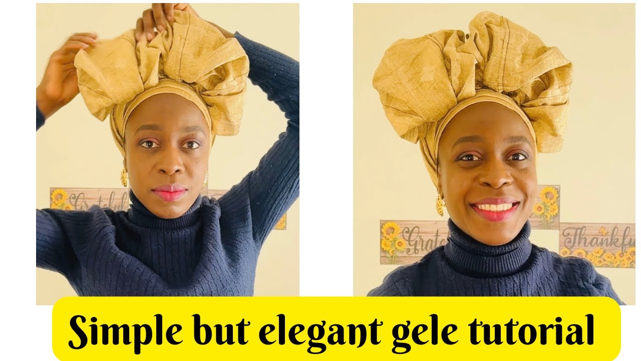 HOW TO: UNDER 5MINS GELE TUTORIAL//NO PINS NEEDED - YouTube