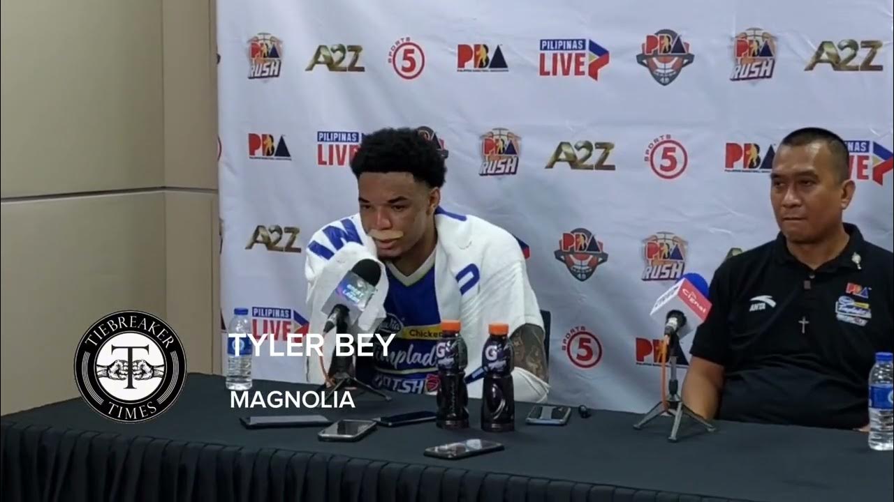 Tyler Bey feels right at home in the PBA - YouTube