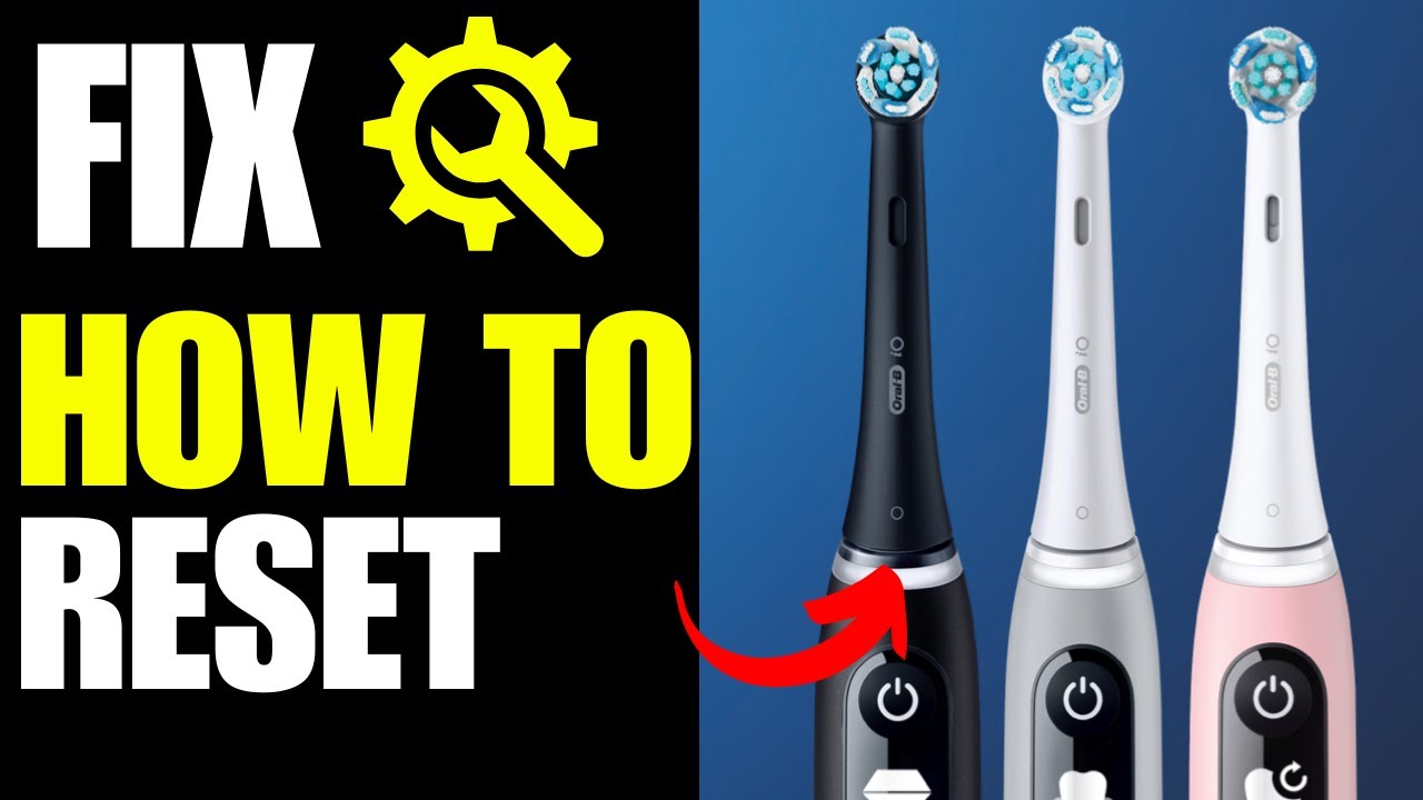 How To Reset Oral B IO Toothbrush - YouTube