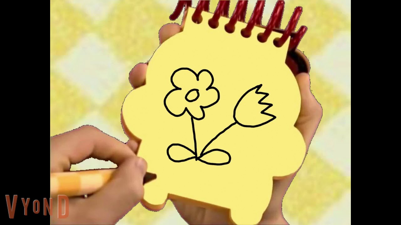 blue's clues drawing 3 clues: the lost episode - YouTube