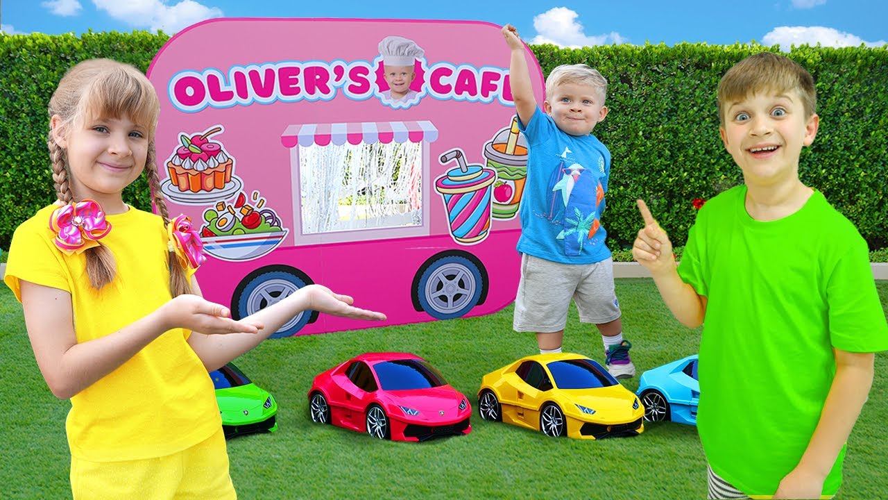 Diana and Roma オリバーとのゲーム / 子供向けビデオ集 - YouTube