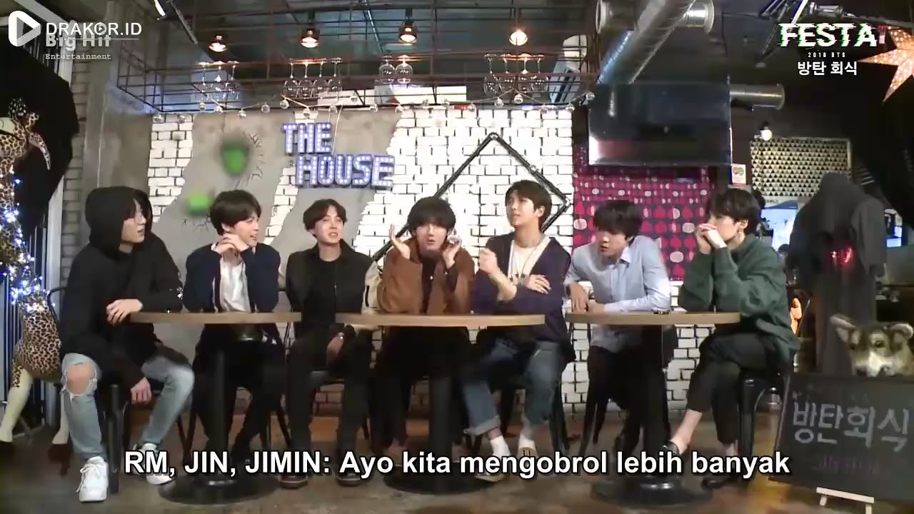 [INDO SUB] BTS Festa 2018 Dinner Party - YouTube