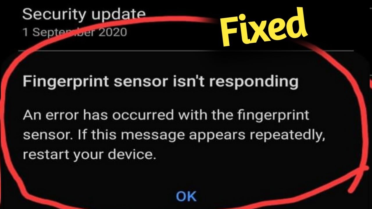 Fix Fingerprint Sensor Isn't Responding On Android Problem Solved - YouTube