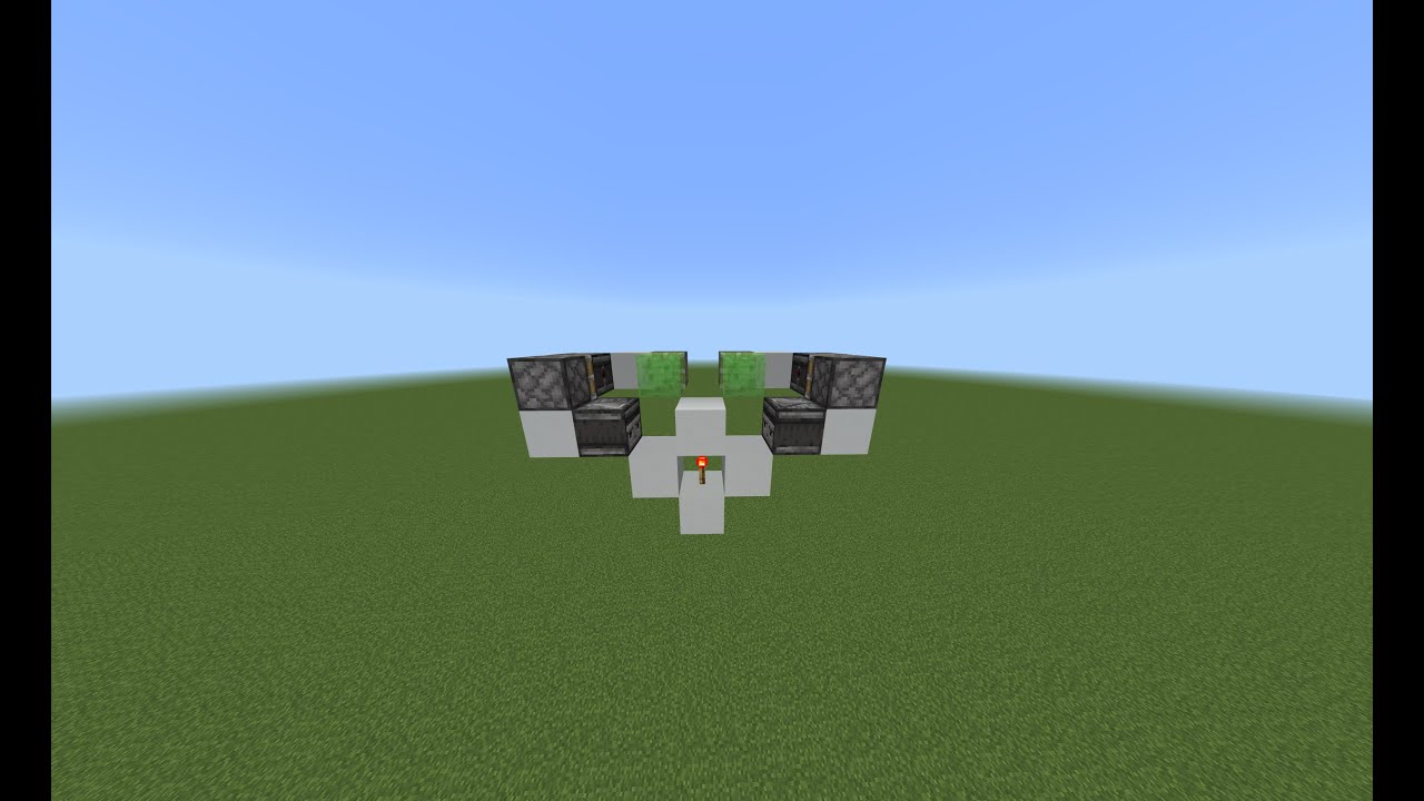 [tutorial] Dual Slime TNT Launcher | Minecraft Bedrock - YouTube