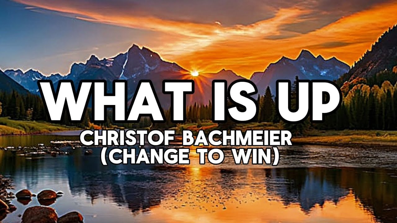 What Is Up - Christof Bachmeier 1992 With Lyrics - YouTube