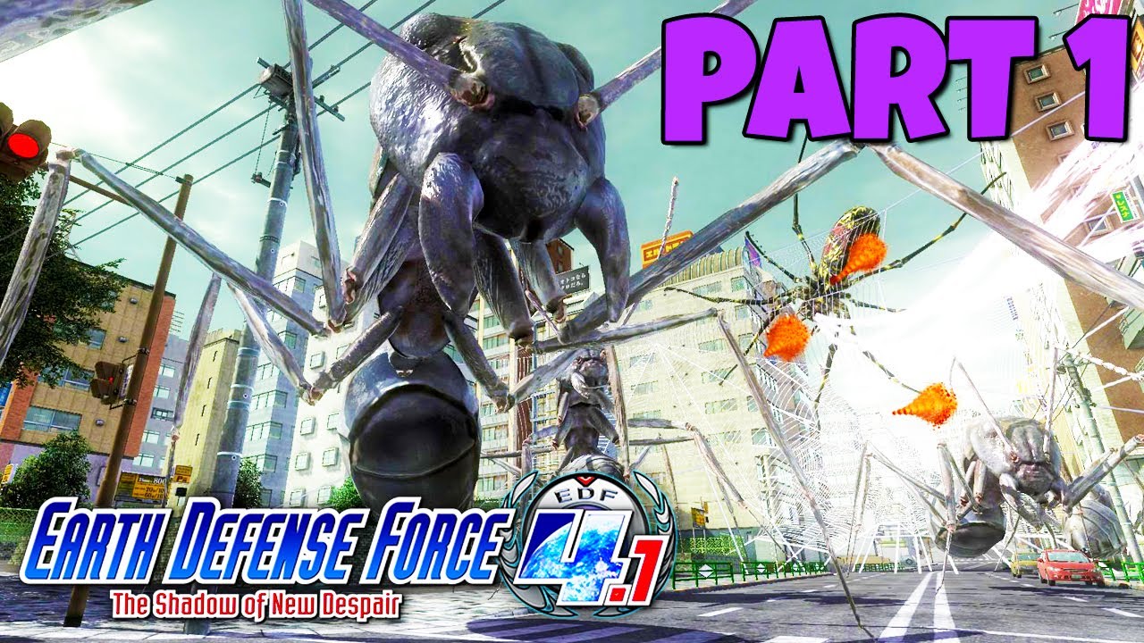 EDF 4.1 The Shadow Of New Despair - (Funny Moments Part 1) - Here We Go ...
